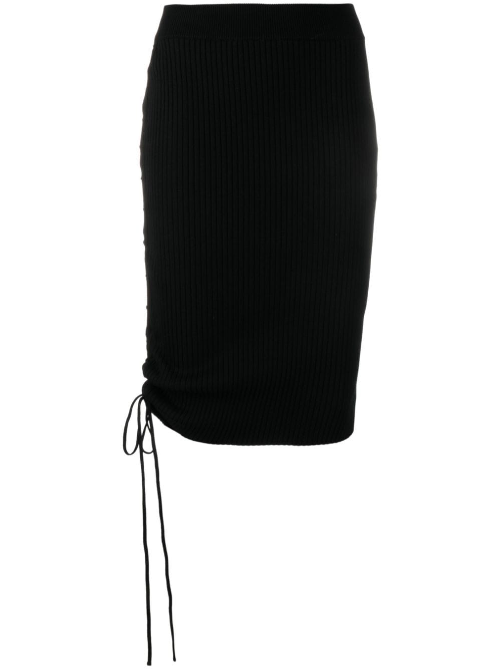 OFF-WHITE Off-White Drawstring Midi Skirt