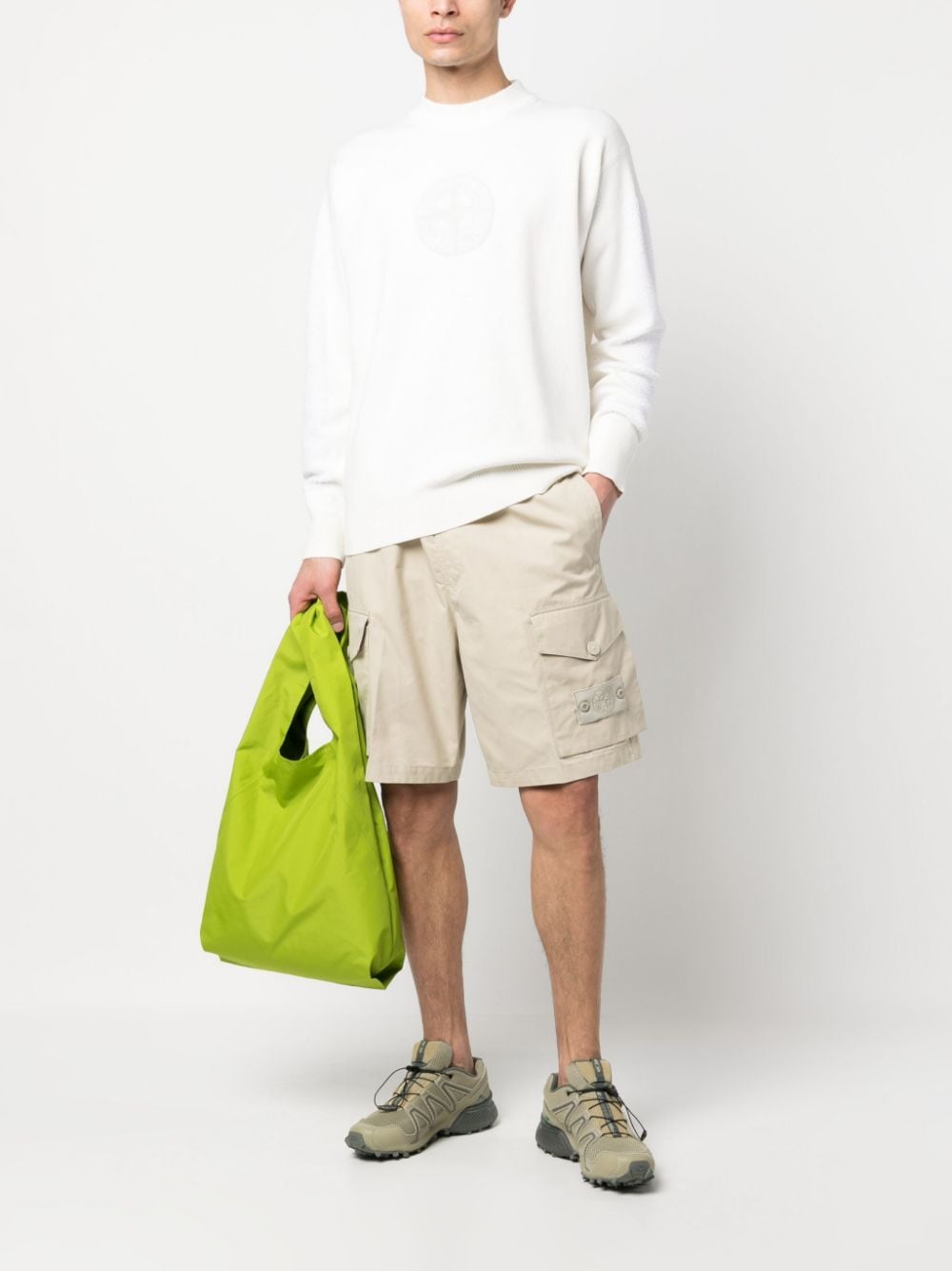 STONE ISLAND Stone Island Cotton Cargo Shorts