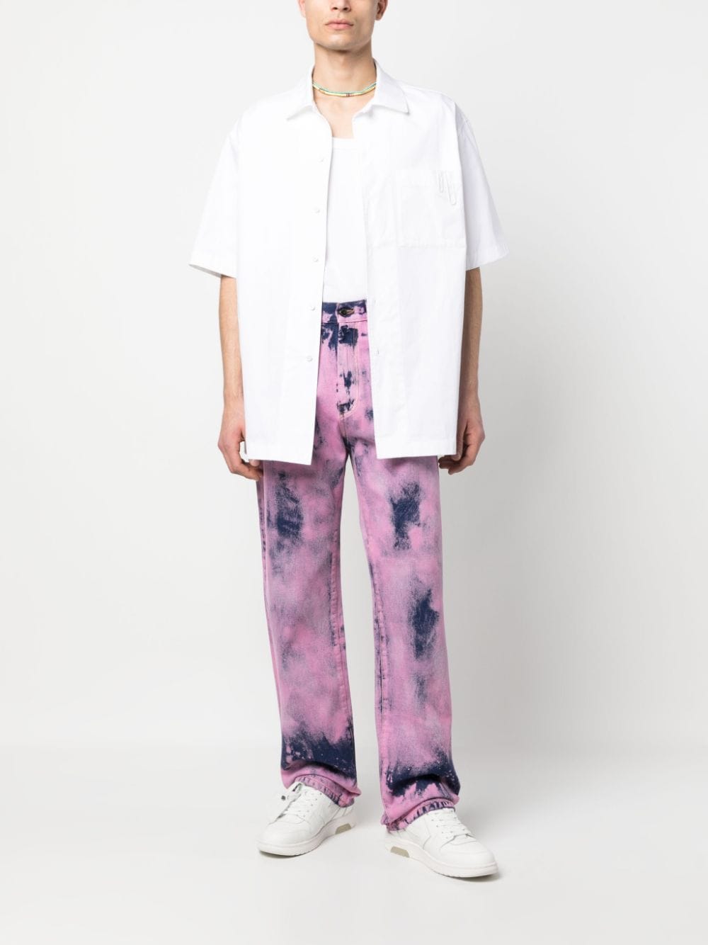 DARKPARK DARKPARK Tie-Dye Straight-Leg Jeans