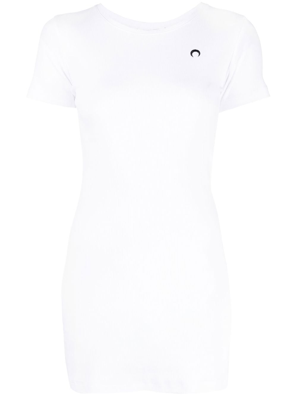 MARINE SERRE Marine Serre Sleeveless Moon Pattern Zip Up Tennis Mini Dress