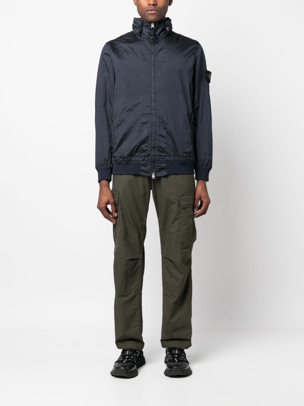 STONE ISLAND Stone Island Compass Logo Windbreaker