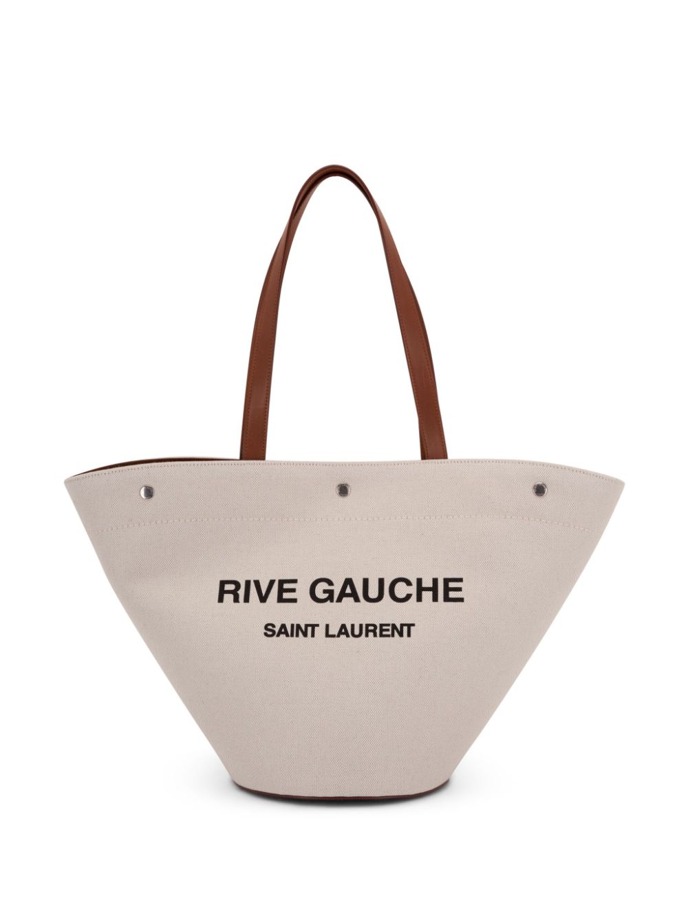 Saint Laurent Rive Gauche Tote Bag - Neutrals - 21% Off | Editorialist