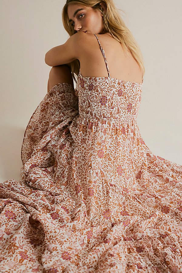 floral modest maxi dress Ivory Floral Wrap-Style Modest Maxi Dress with Belt – FineLook