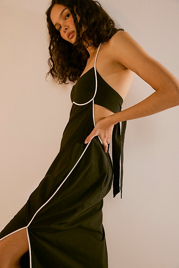 summer in capri midi dress Free People Summer In Capri Midi Dress In Black - 66% Off