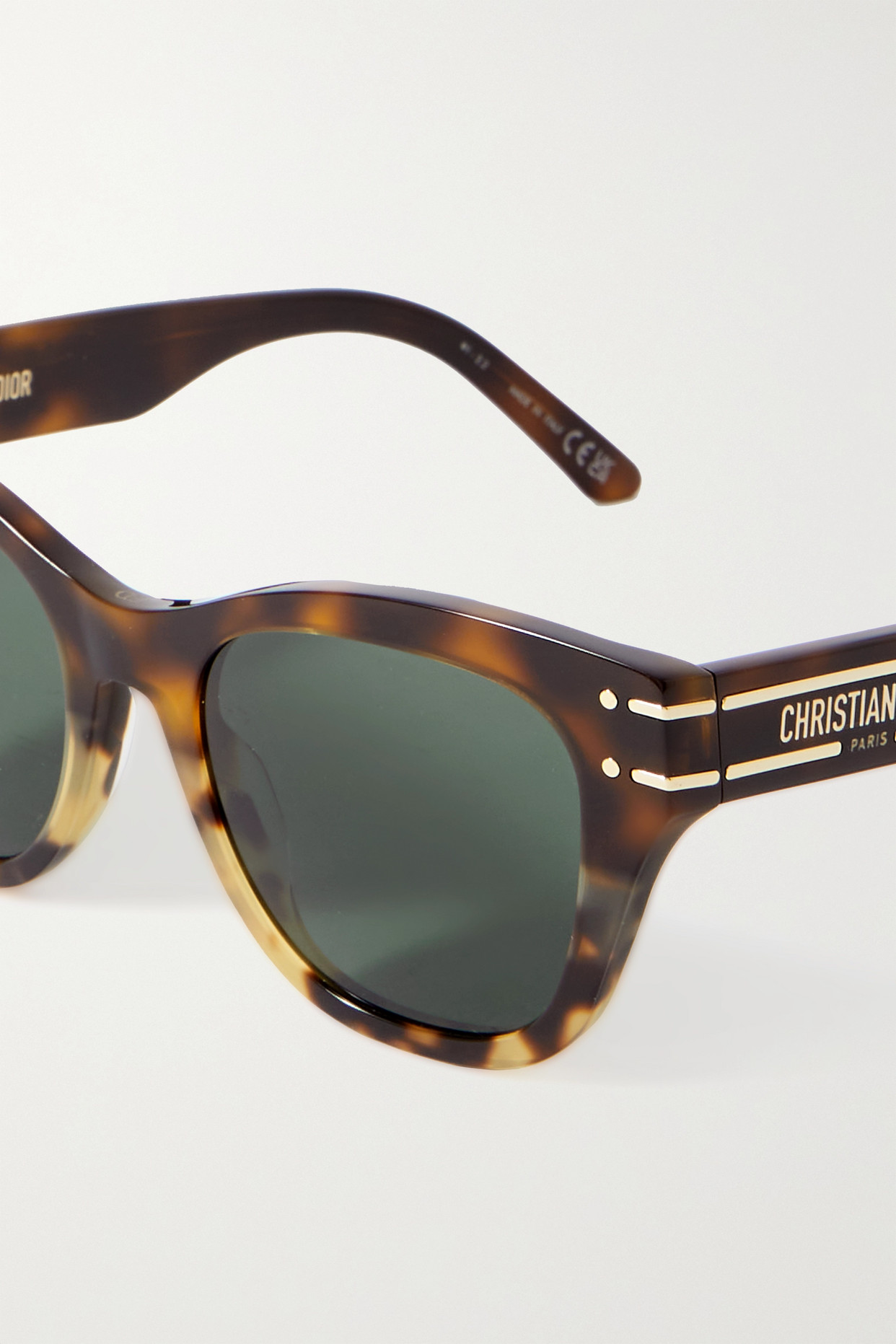 Dior Sunglasses Signature Square Tortoiseshell Logo Brown Blue Eyewear Sunglasses DIOR Signature DIORSIGNATURE R2I 20F1 53-20  main image 4