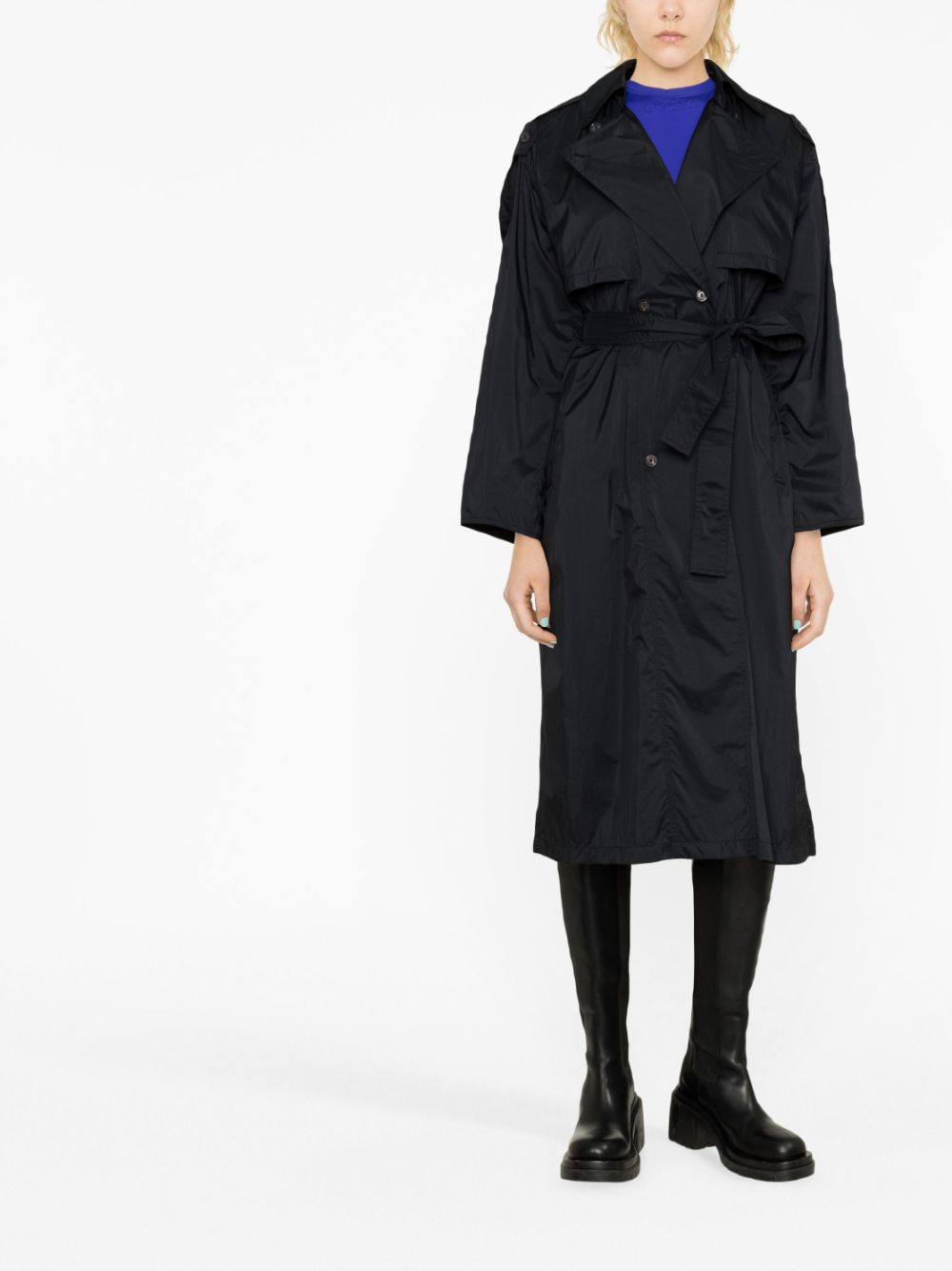 MONCLER Moncler Deva Belted Trench Coat