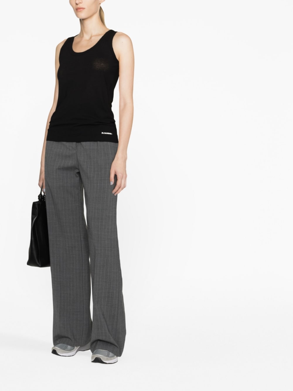 JIL SANDER Jil Sander Logo-Print Tank Top