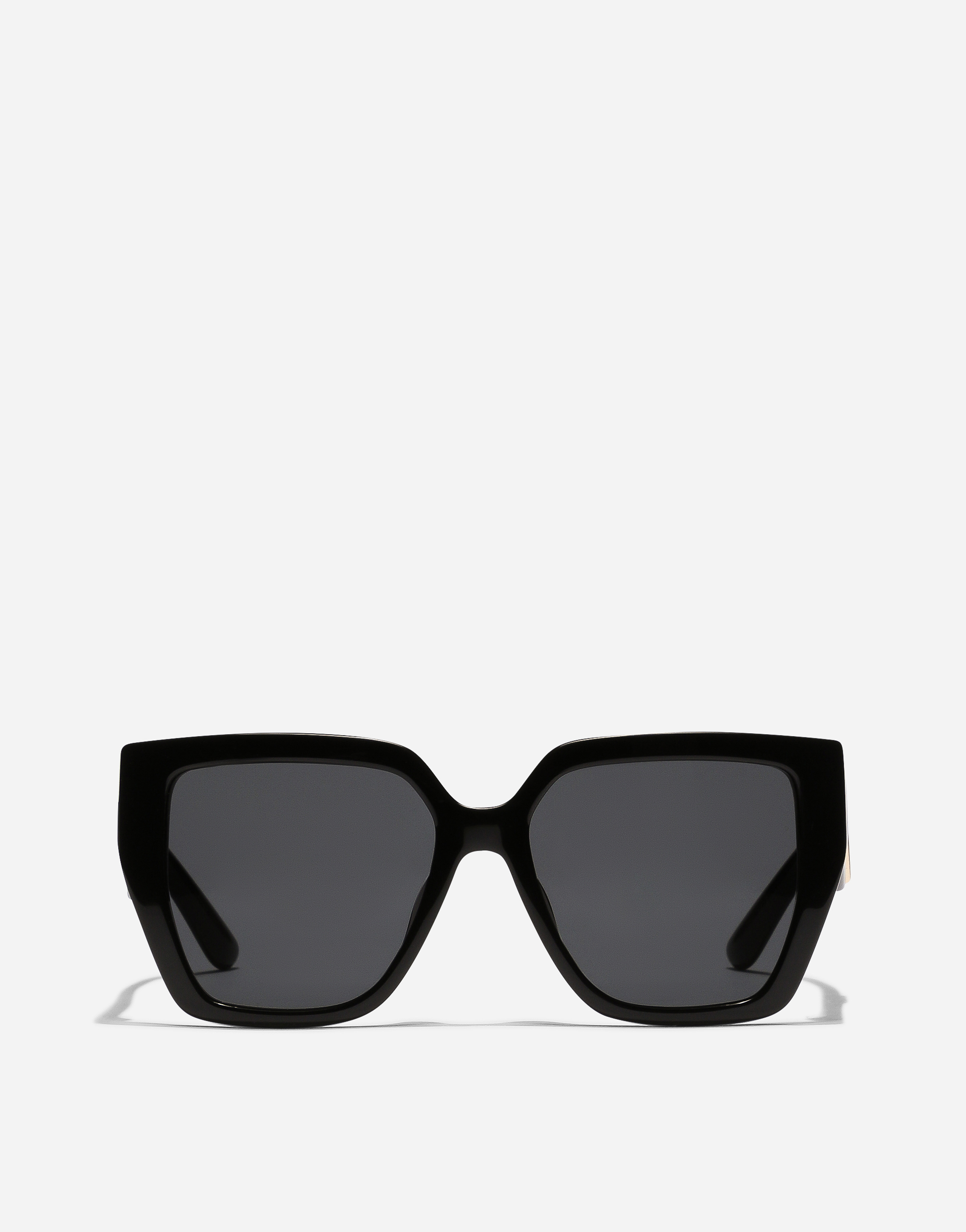 Authentic Dolce & Gabbana Crossed Sunglasses in black Dolce & Gabbana Dg Crossed Sunglasses - Black | Editorialist main image 2