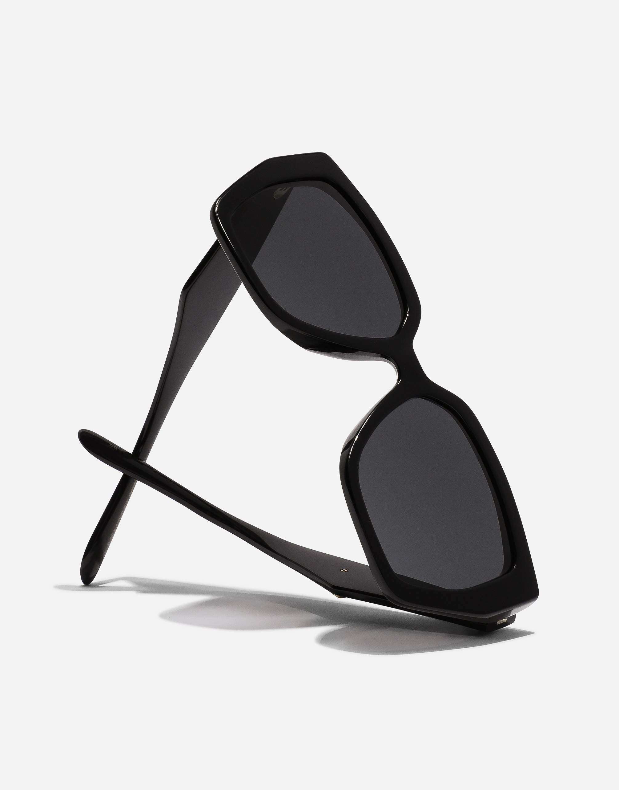 Dolce & Gabbana Dg Crossed Sunglasses - Black | Editorialist