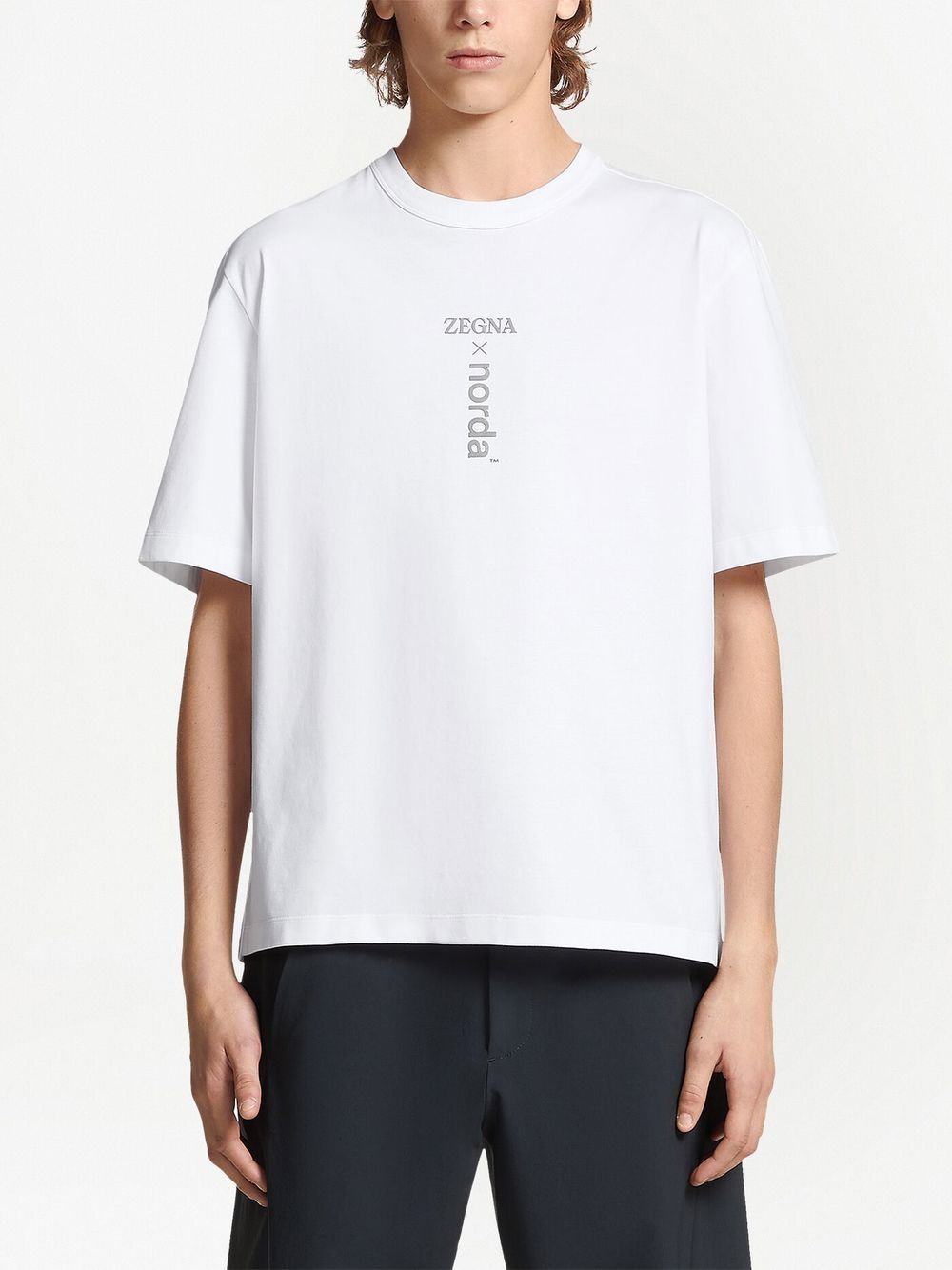 Zegna X Norda Usetheexisting Cotton T-Shirt - White | Editorialist