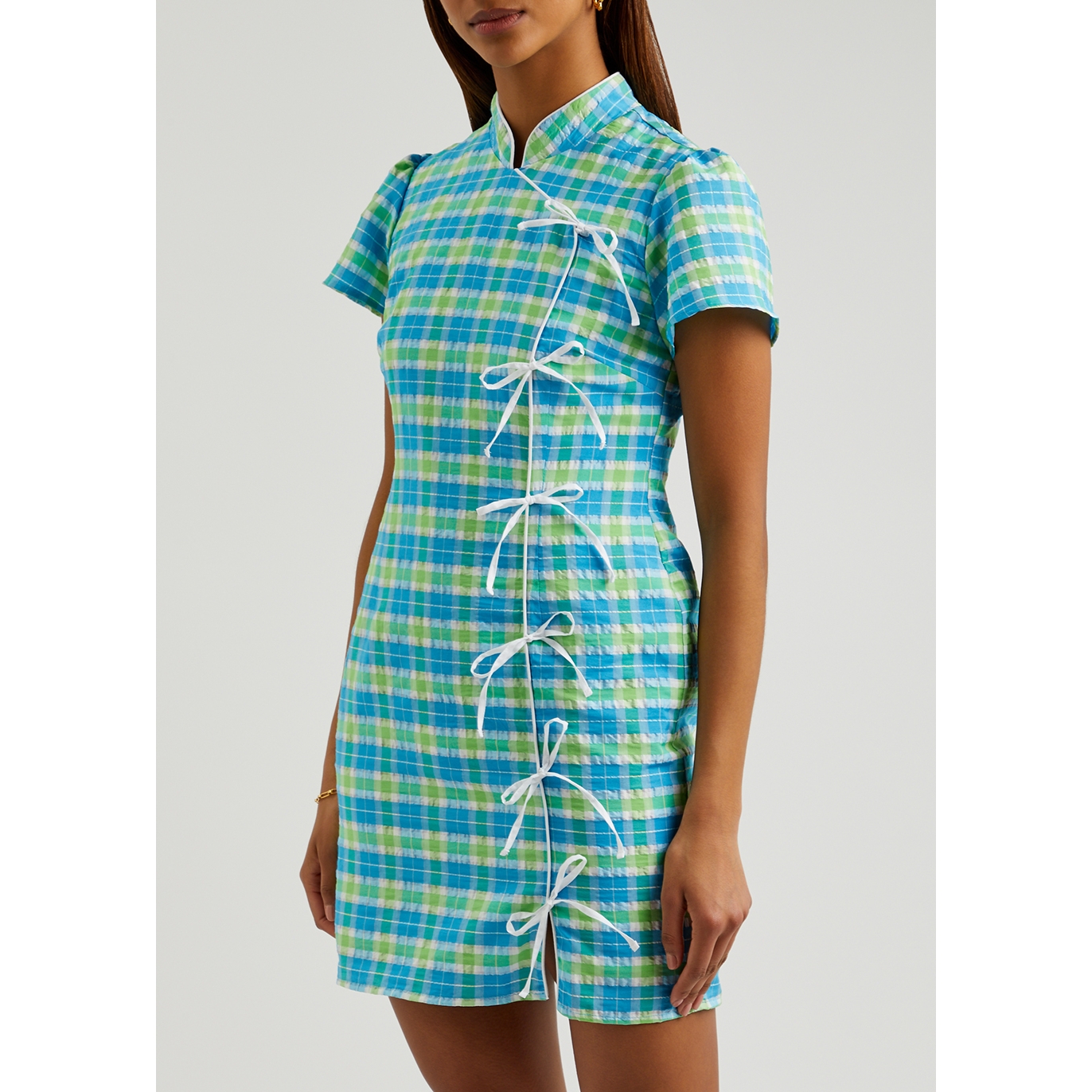 kitri harlow denim dress Harlow Denim Mini Dress