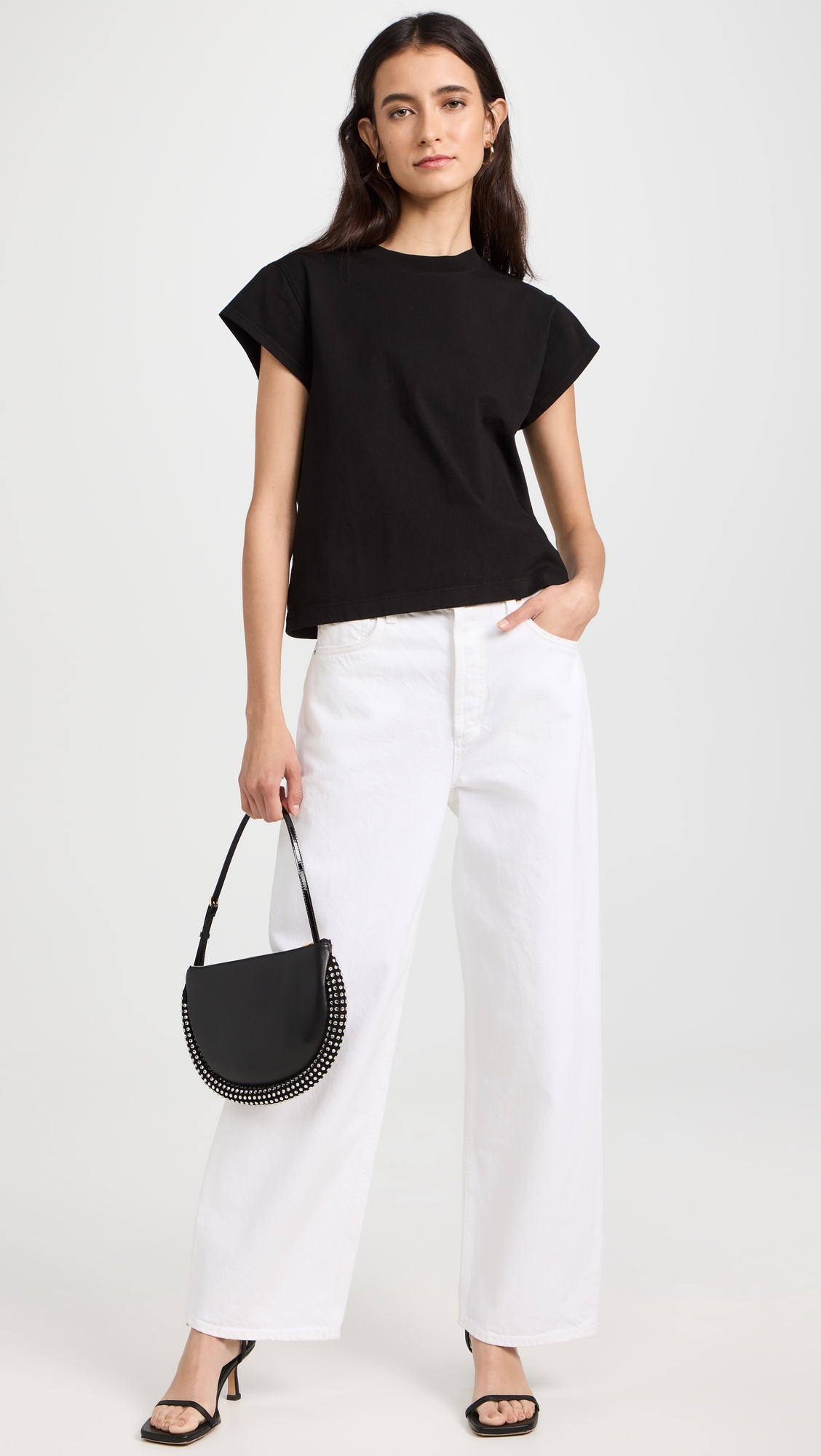 AGOLDE AGOLDE Bryce Cap-Sleeve T-Shirt