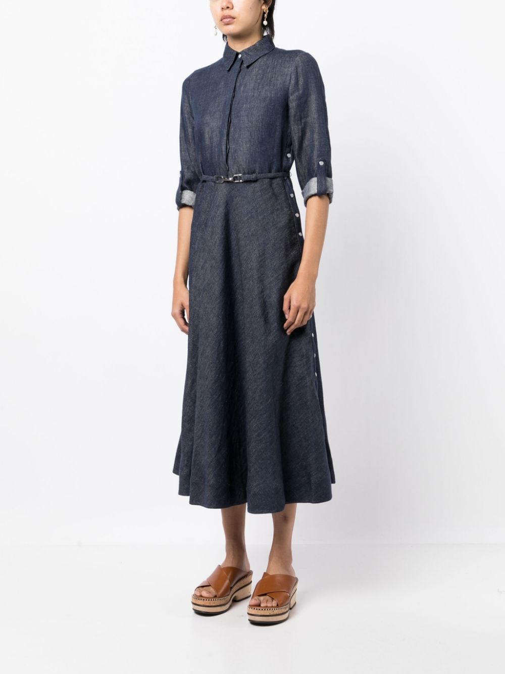 GABRIELA HEARST Gabriela Hearst Denim Shirt Dress