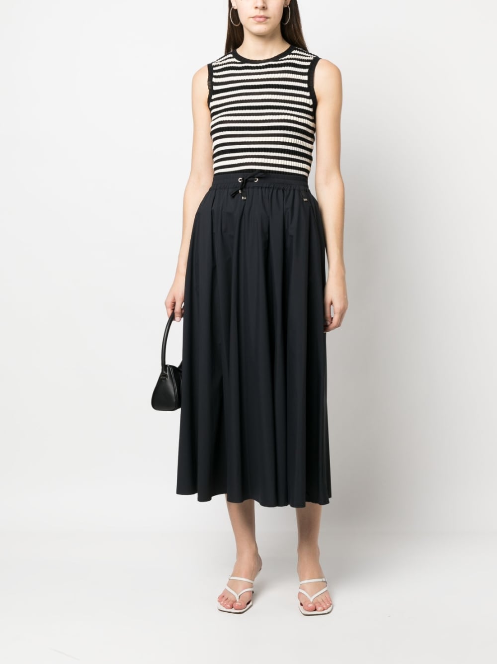 HERNO Drawstring Maxi Skirt