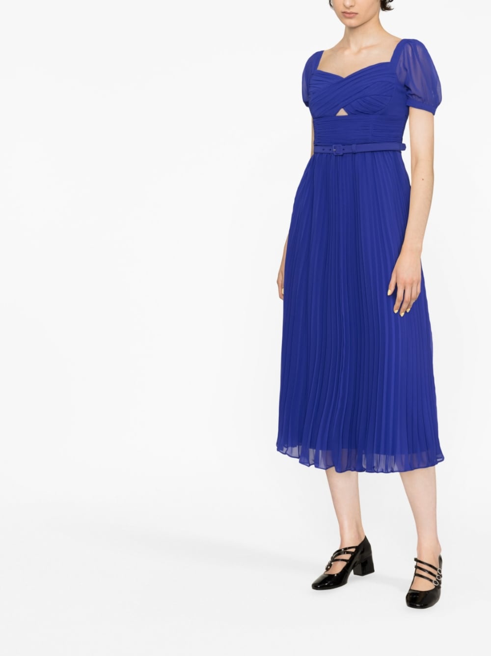 SELF-PORTRAIT Self-Portrait Sweetheart-Neck Dress