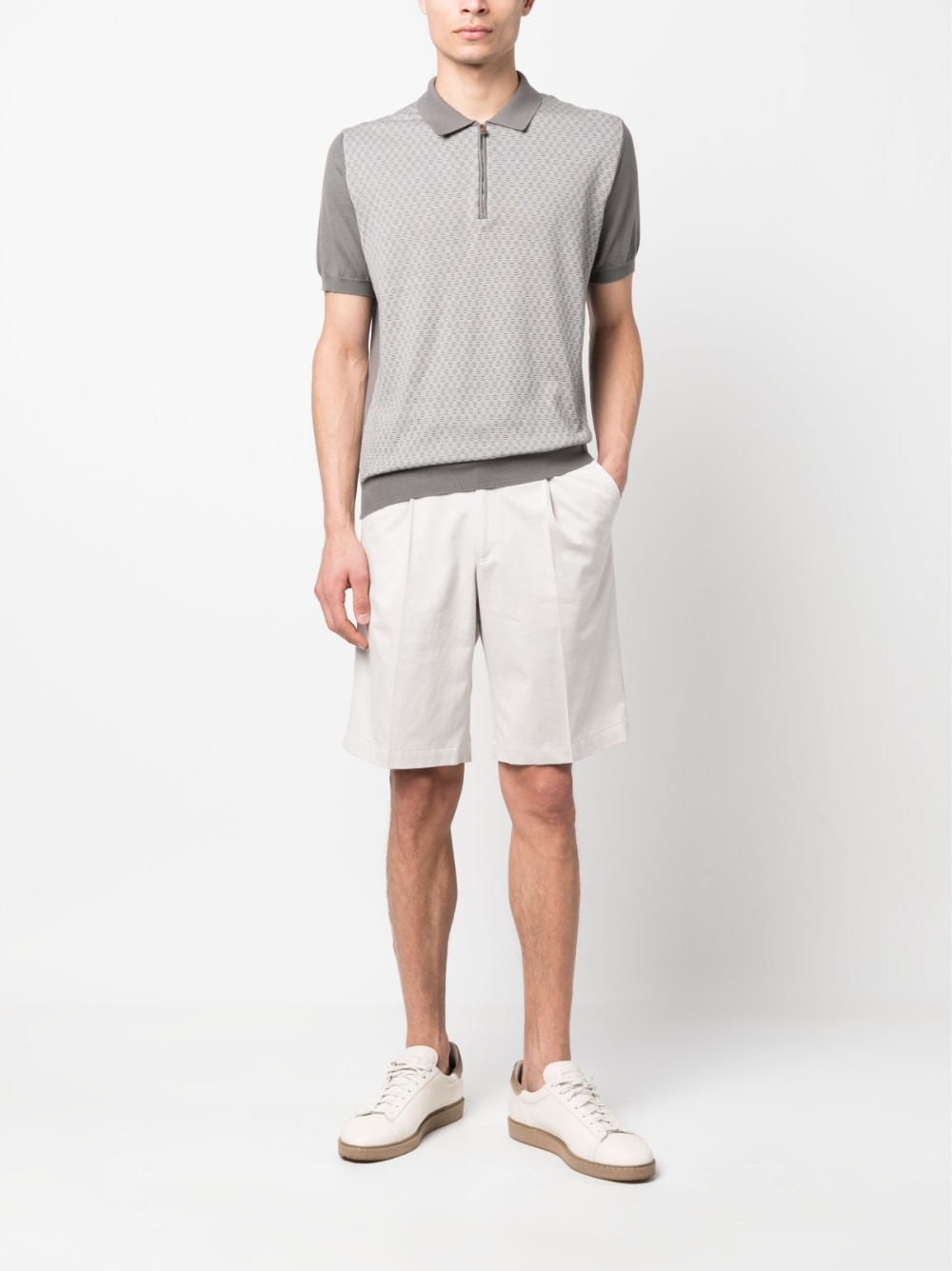 CORNELIANI Corneliani Drawstring Waist Chino Shorts