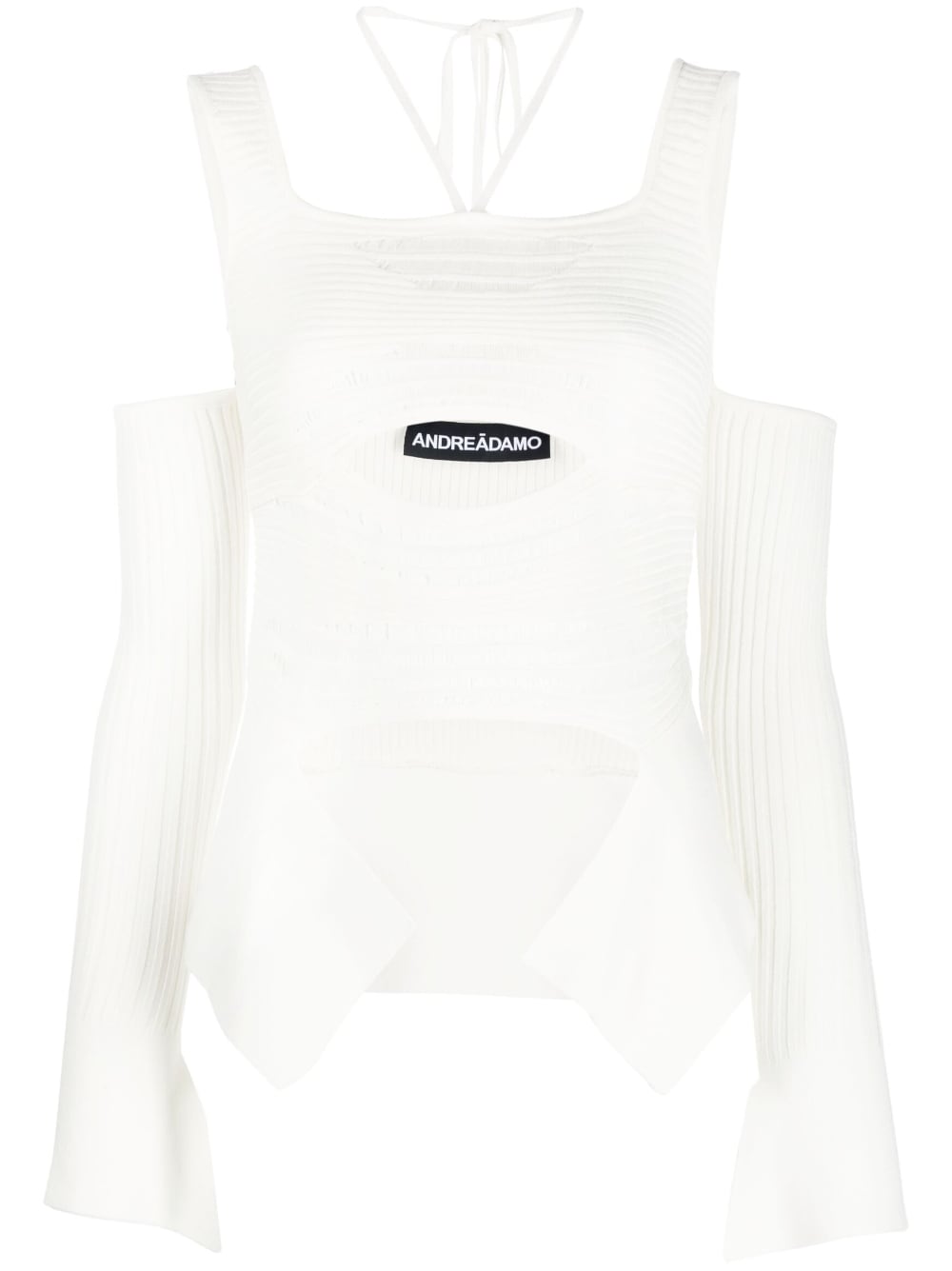 OFF-WHITE Off-White High-Waisted Leather Shorts