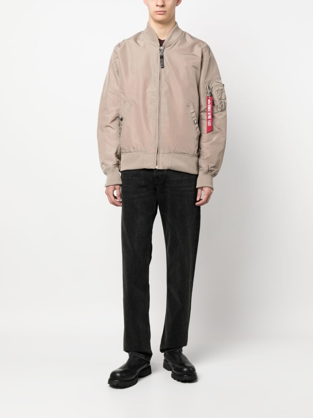 ALPHA INDUSTRIES Alpha Industries Zip-Up Bomber Jacket