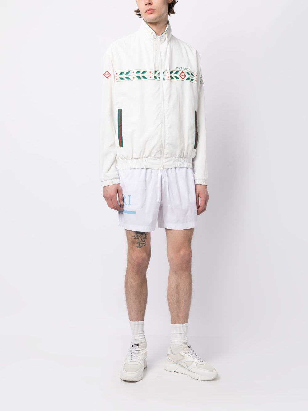 AMIRI AMIRI Logo Print Track Shorts