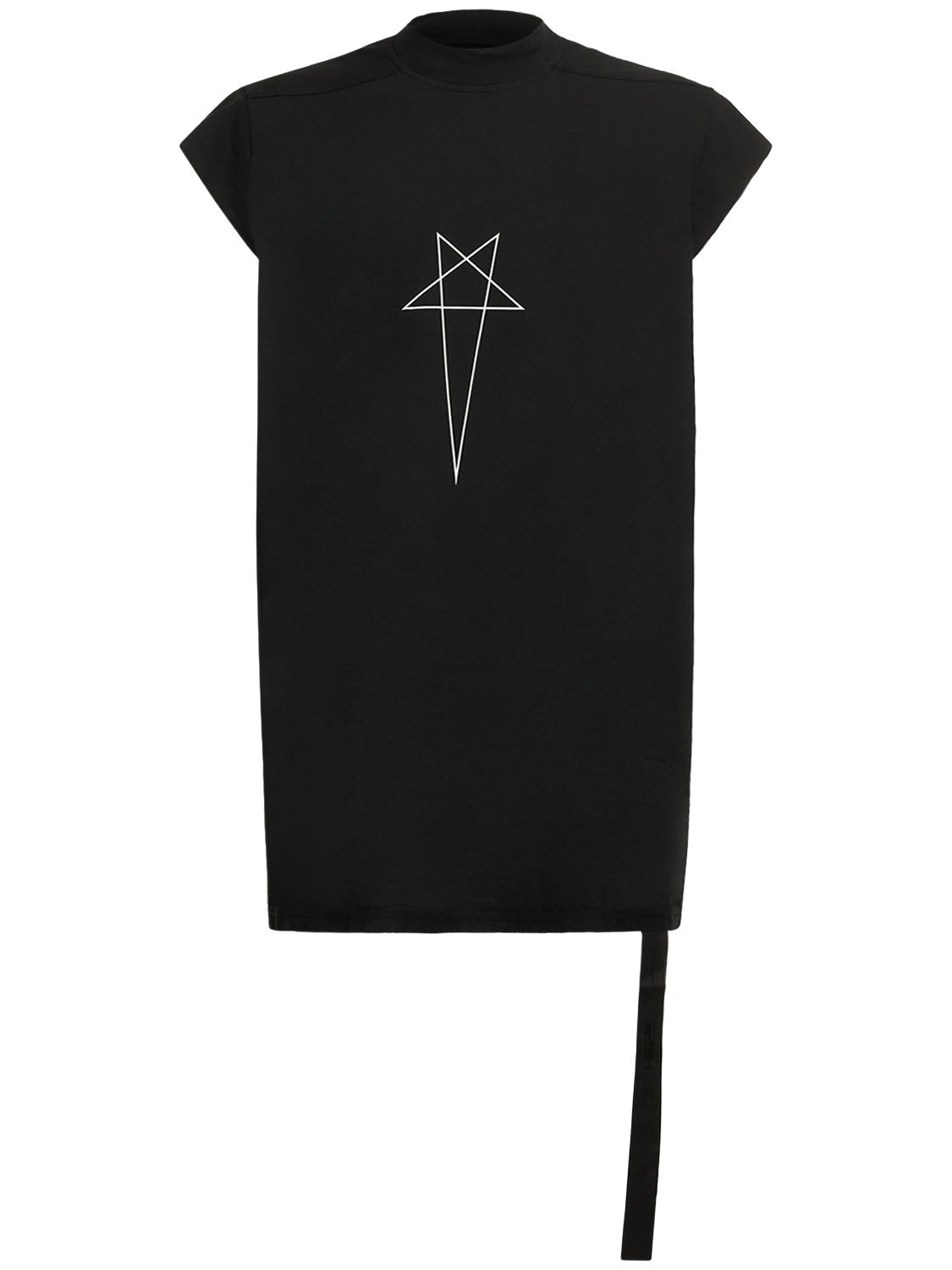 Rick Owens Jumbo Logo Tank Top - Black,White | Editorialist