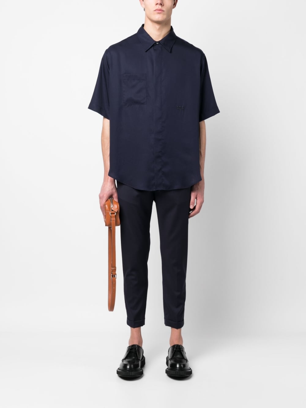424 logo-embroidered short-sleeve shirt