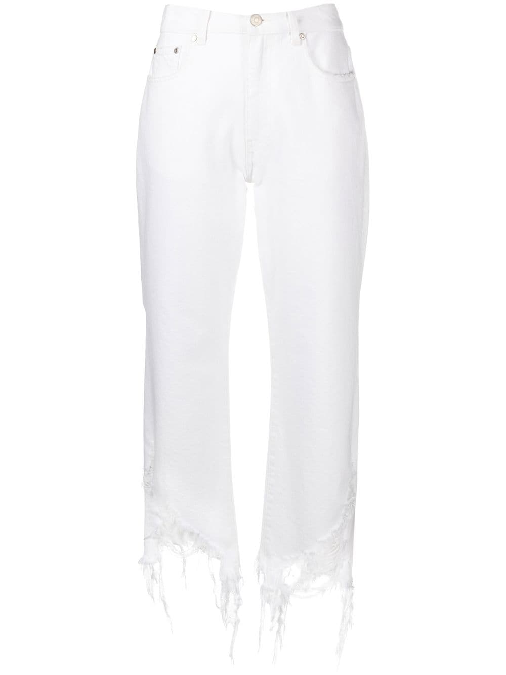 STELLA MCCARTNEY Stella McCartney Distressed Straight-Leg Jeans