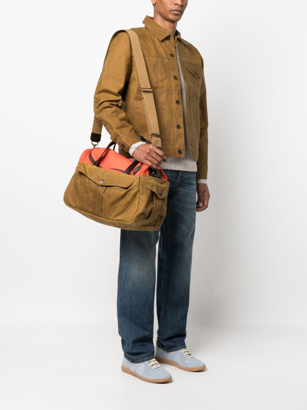 Filson Heritage Sportsman Travel Bag In Brown - 20% Off | Editorialist