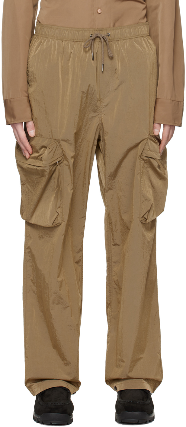 Filippa K Tan Shell Cargo Pants In Hazel 70% Off Editorialist