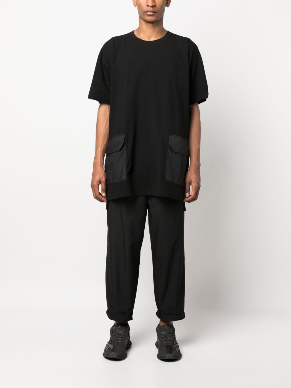 Y3 logo-patch short-sleeve t-shirt