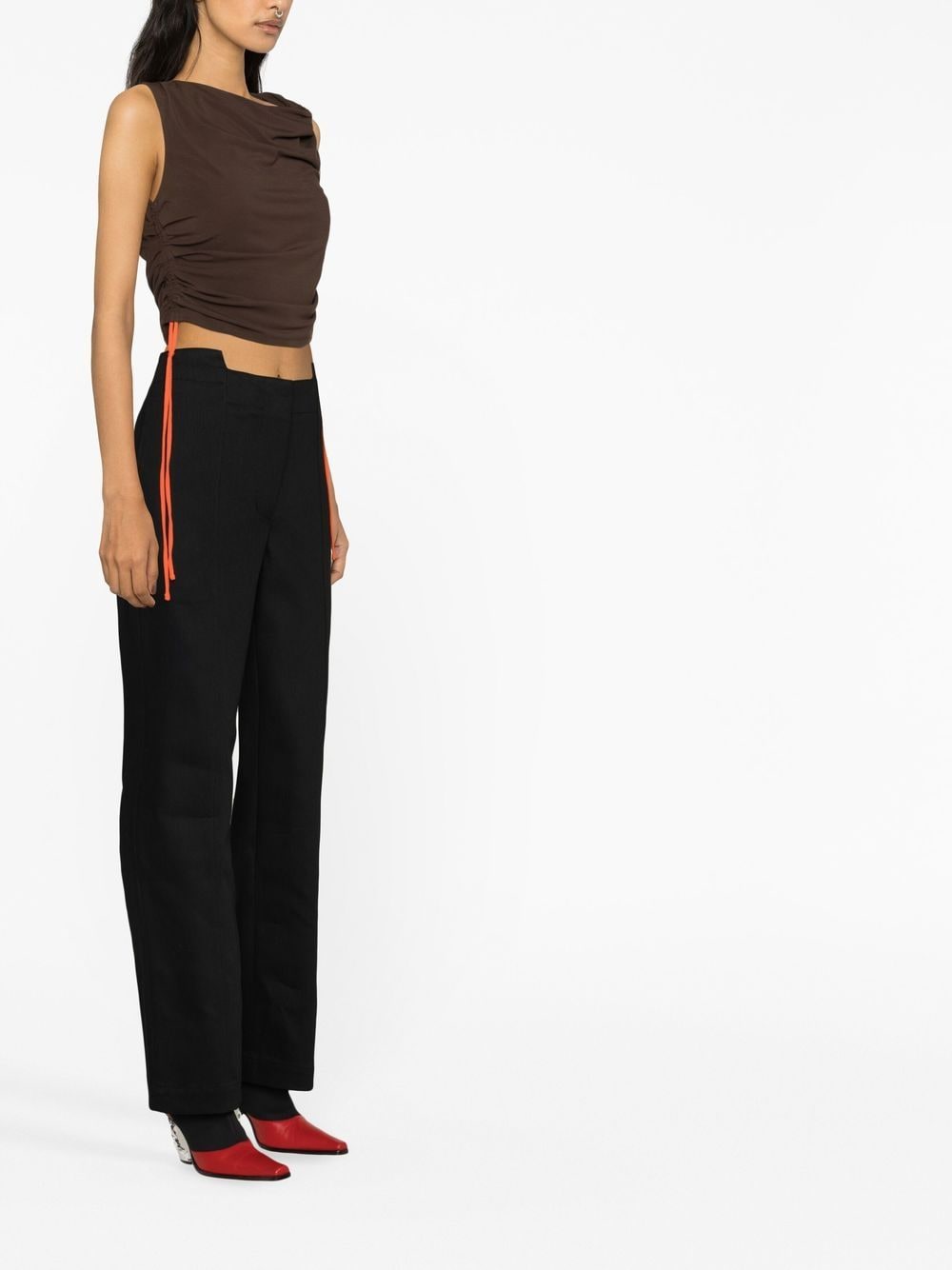 JW ANDERSON JW Anderson Panelled Straight-Leg Trousers