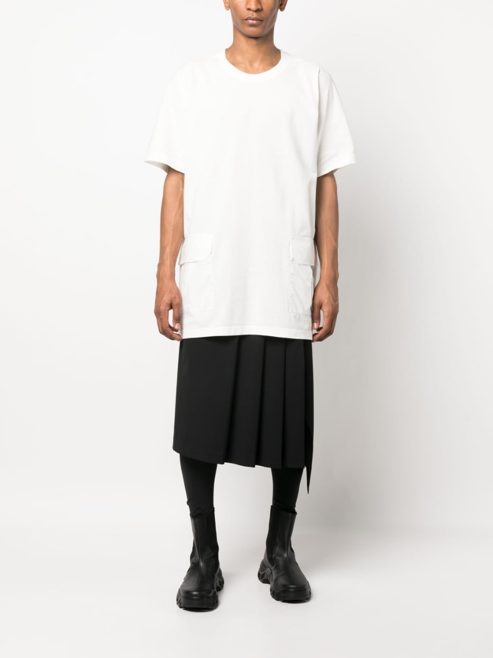 Y3 logo-patch short-sleeve t-shirt