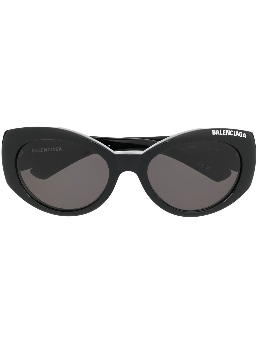 Balenciaga logo sunglasses Balenciaga BB0261SA Rectangle Sunglasses | Fashion Eyewear US main image 4