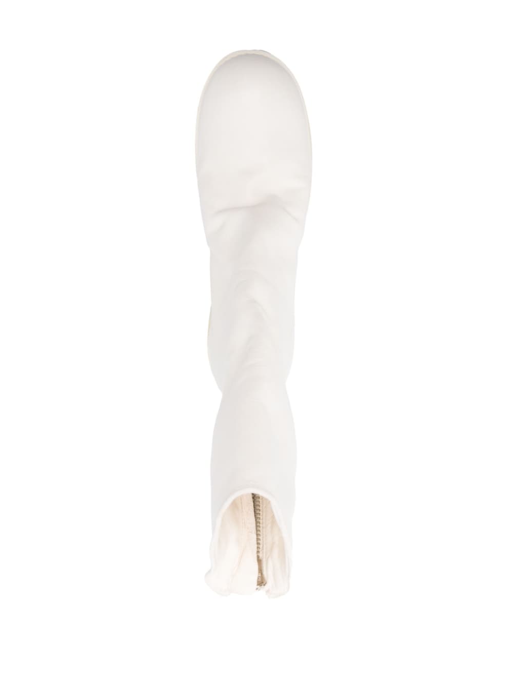 Guidi Zip-Fastening Leather Boots - White | Editorialist