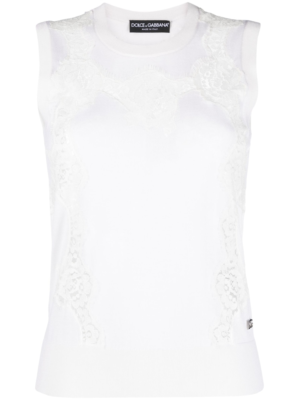 MAGDA BUTRYM Magda Butrym Crochet-Appliqué Tank Top