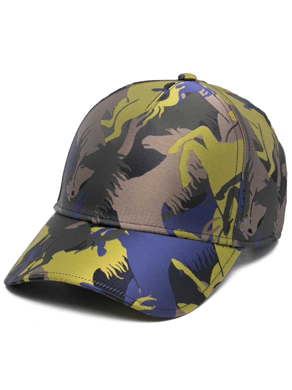 FERRARI Logo-print Baseball Cap - Yellow | Editorialist