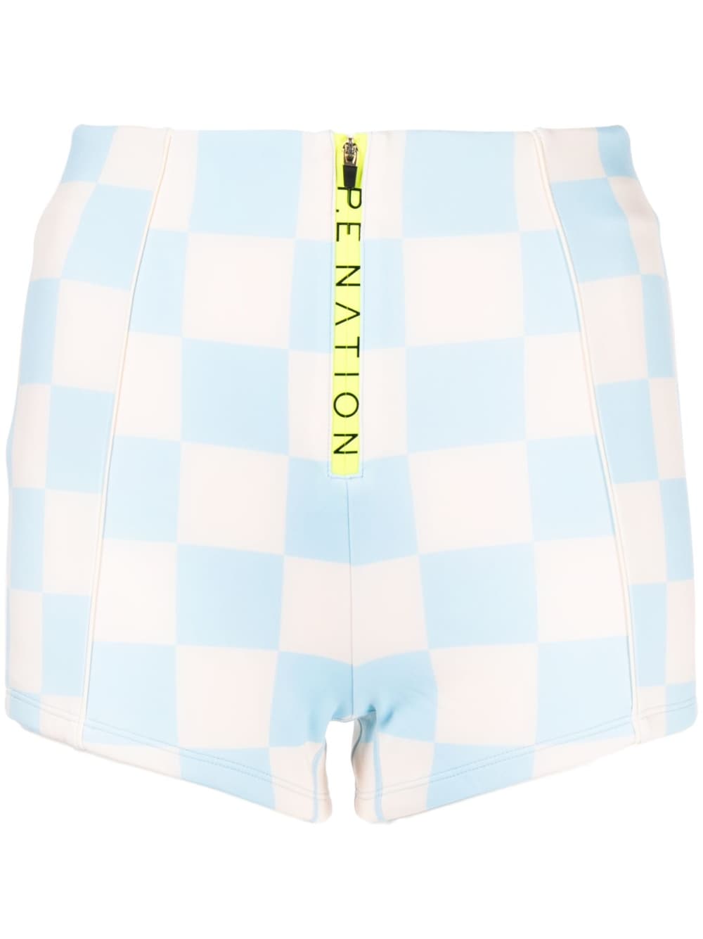 P.E NATION Escalade Checked Short Shorts
