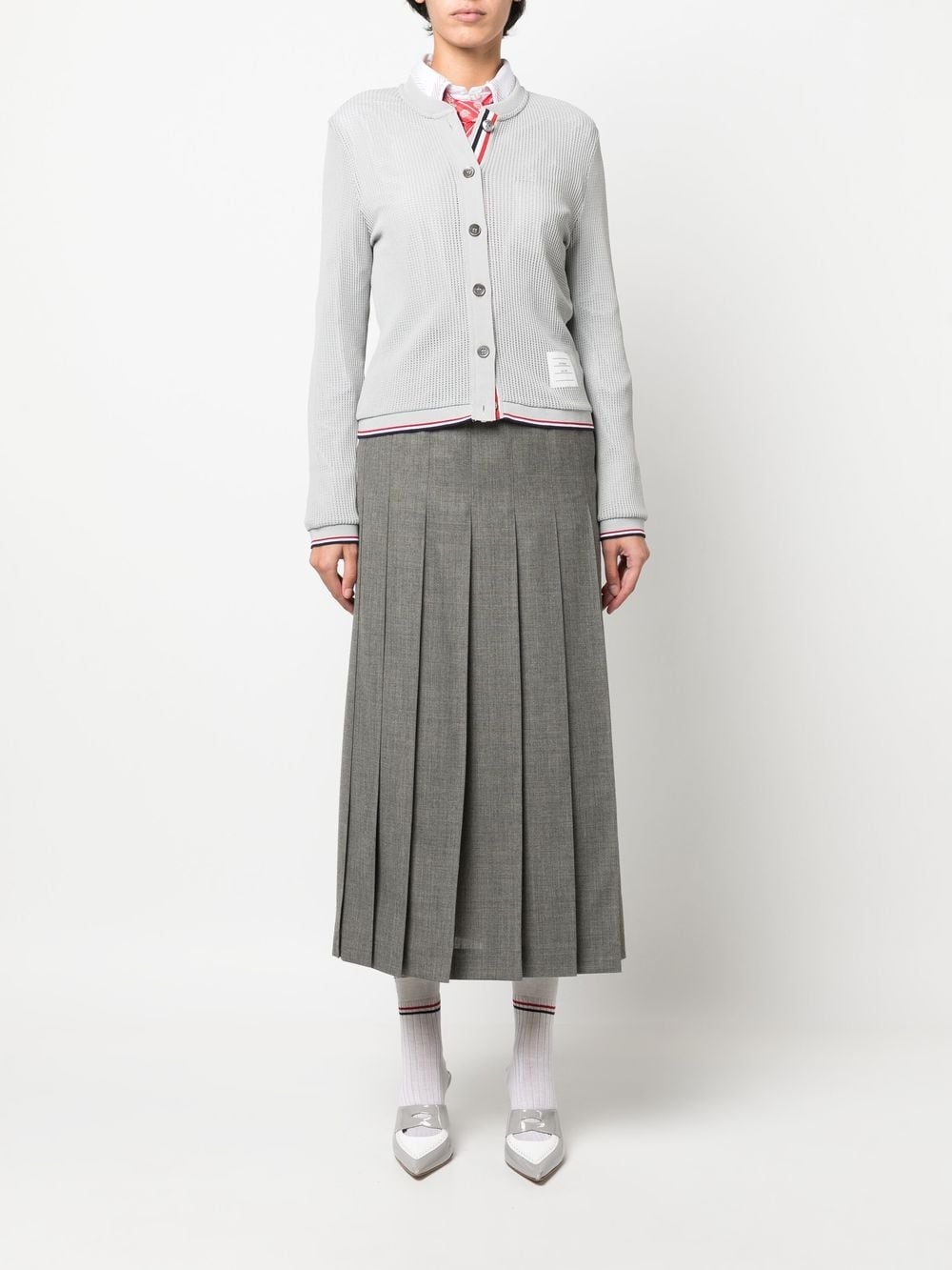THOM BROWNE Thom Browne RWB Trim Oxford Shirt