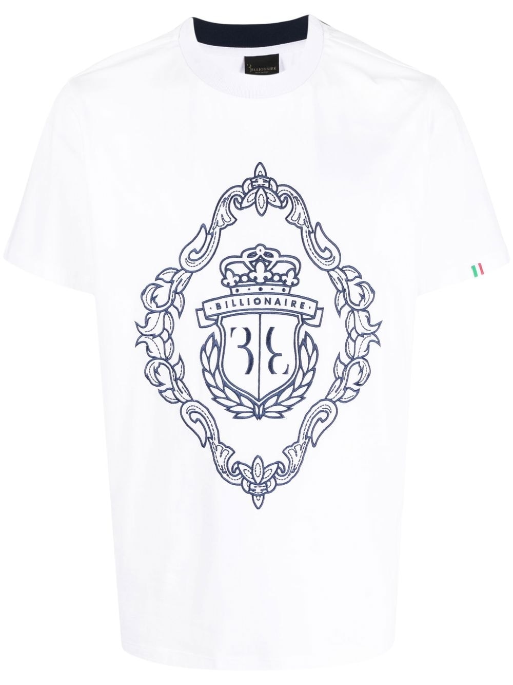 BILLIONAIRE logo-embroidered short-sleeve t-shirt