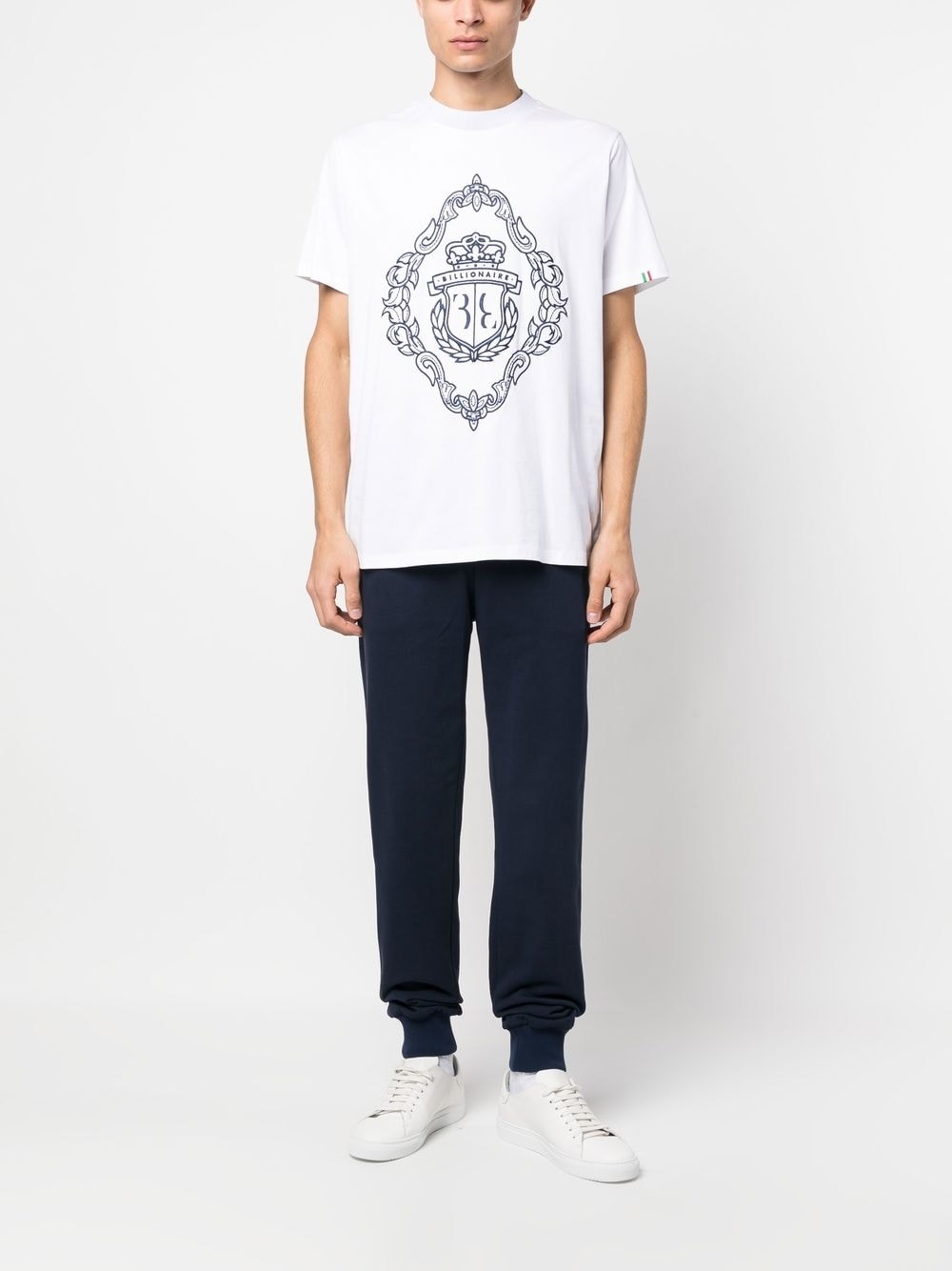 BILLIONAIRE logo-embroidered short-sleeve t-shirt