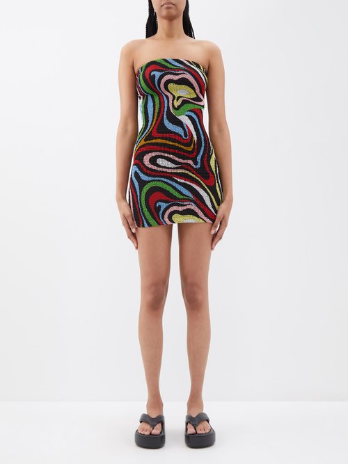 marmo print mini dress PUCCI Marmo printed jersey mini dress