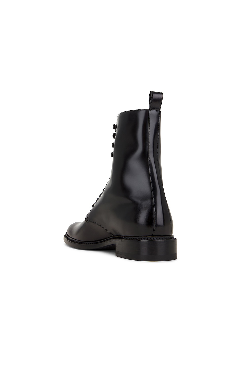 Saint Laurent Army 20 Lace Up Boots - Noir | Editorialist