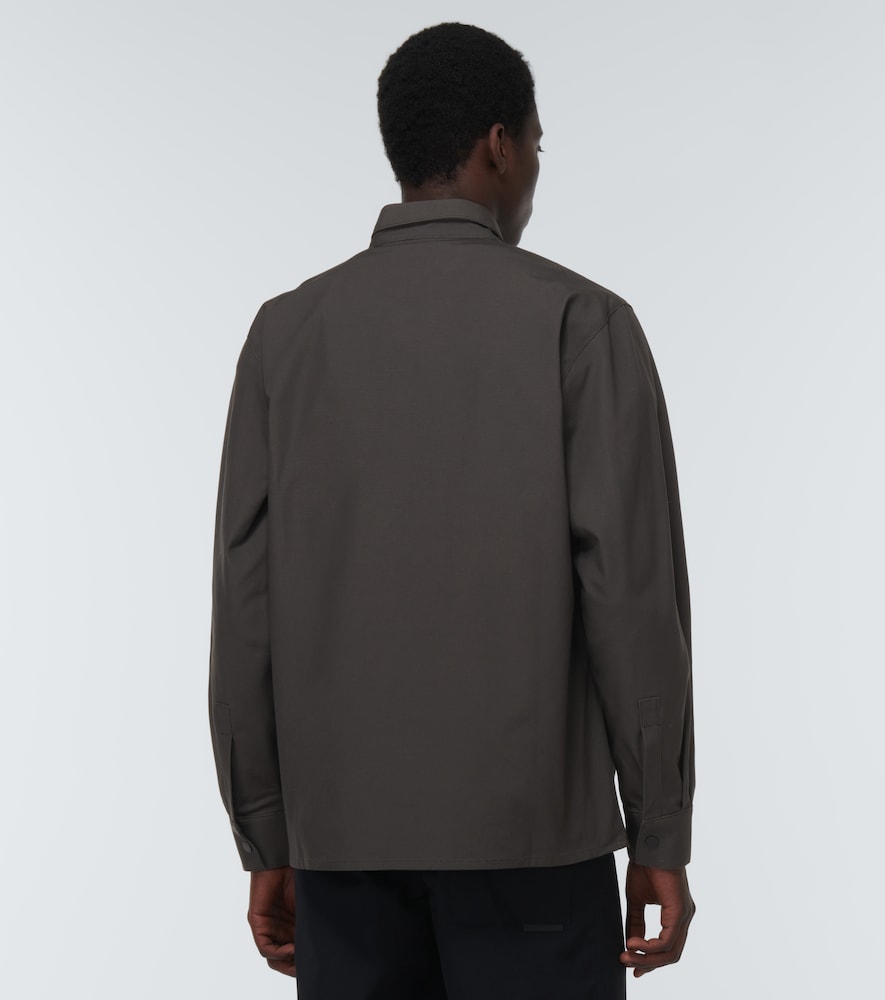 Buy GR10K Rescue Pocket Cotton Overshirt - Green At 30% Off