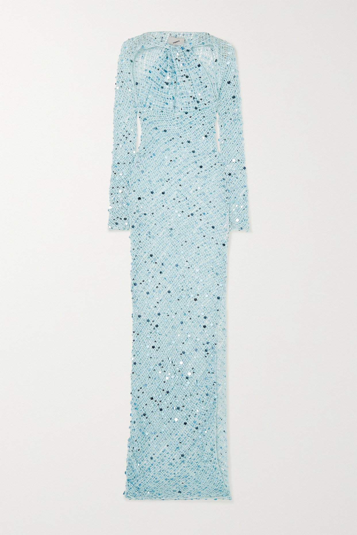 coperni glitter dress Coperni X Disney Sequin-embellished Maxi Dress