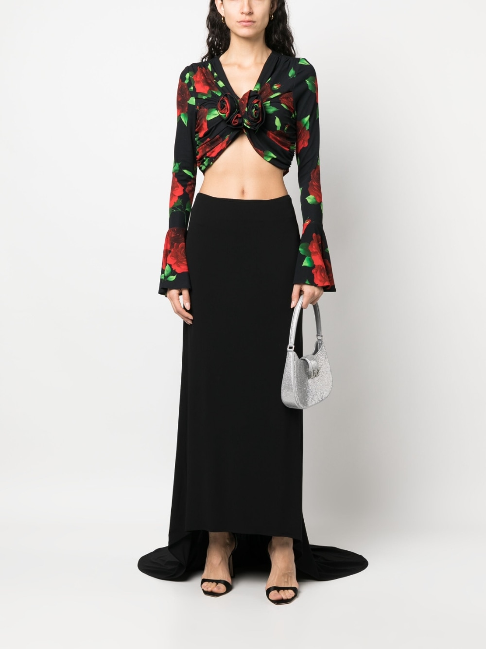 MAGDA BUTRYM Magda Butrym Asymmetric Draped Floor-Length Skirt