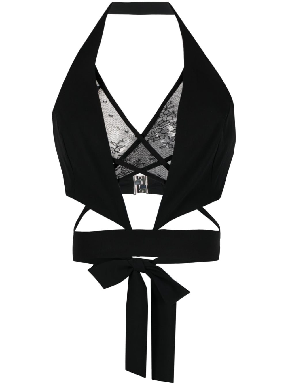 DSQUARED2 Halterneck Cut-Out Crop Top