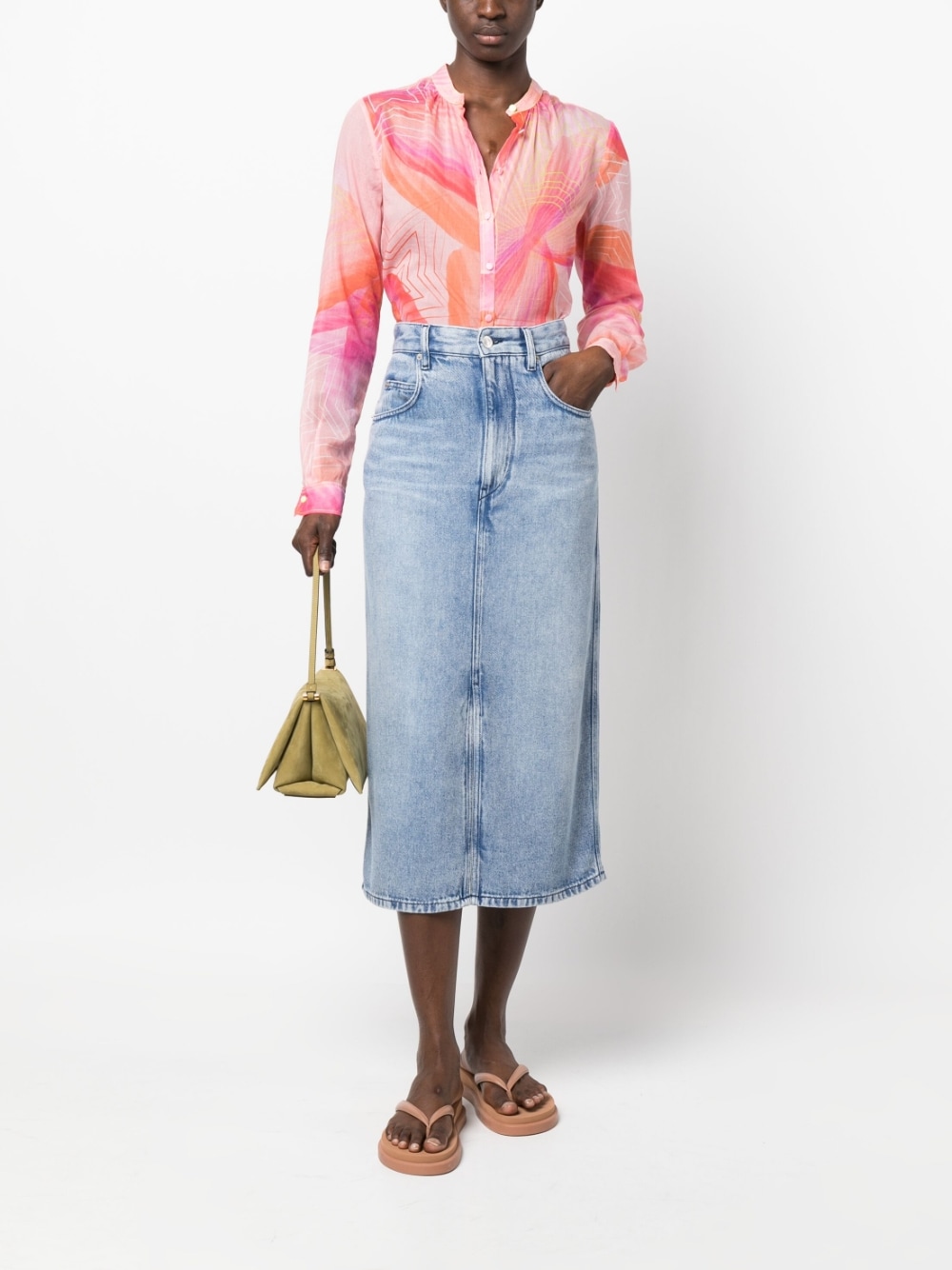 FORTE_FORTE Forte Forte Star-Print Long-Sleeve Shirt