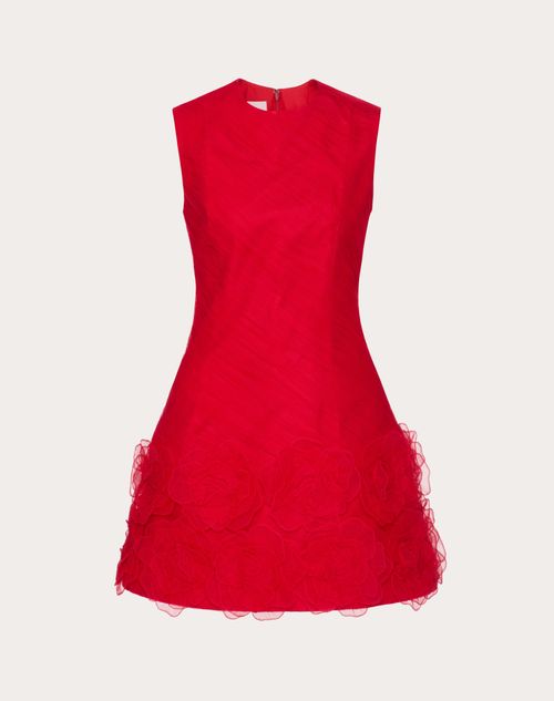 Valentino Garavani Tulle Illusione Embroidered Short Dress - Pink | Editorialist Valentino Garavani Tulle Illusione Embroidered Short Dress - Pink | Editorialist