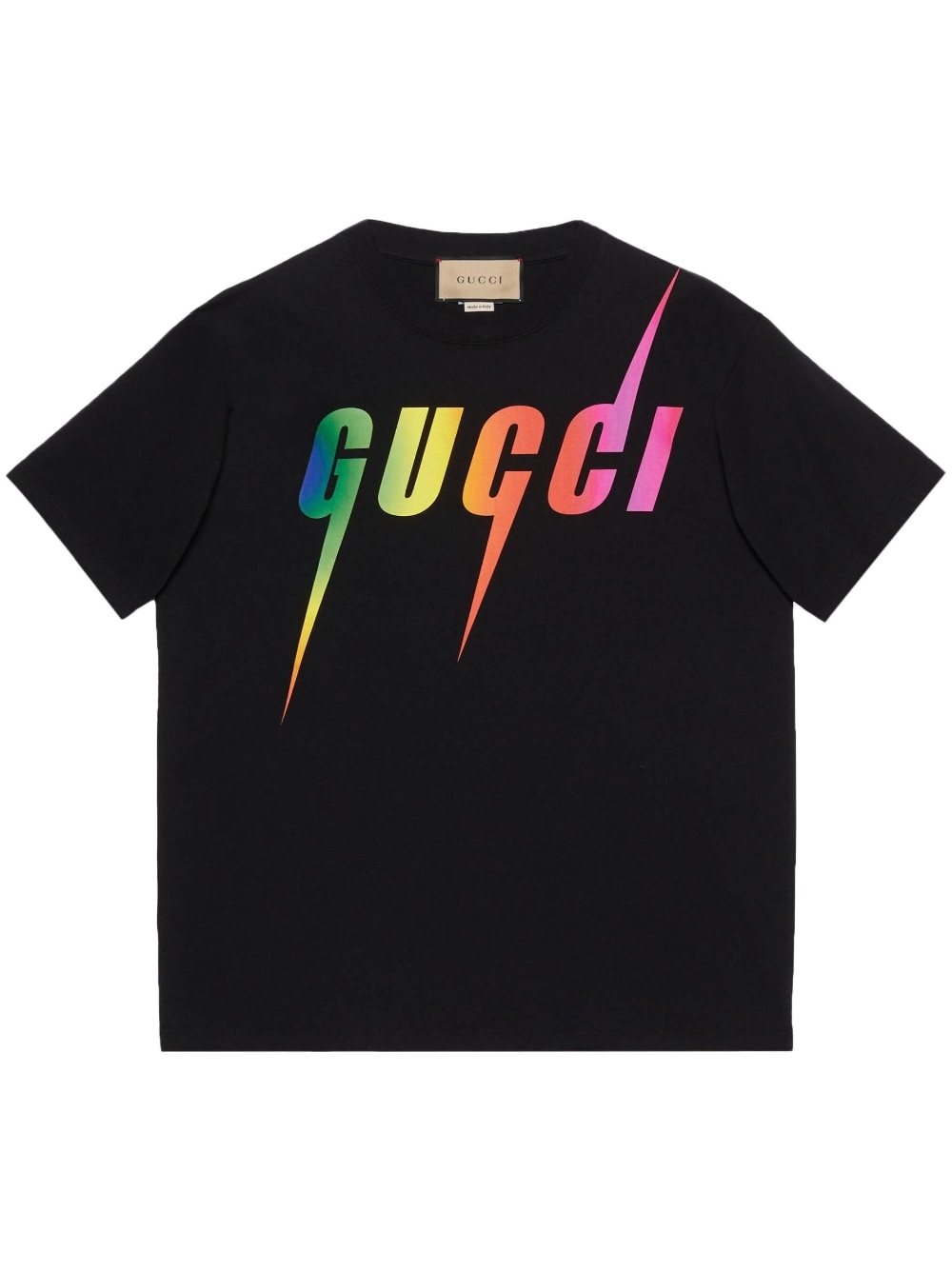 Gucci Logo-Print Detail T-Shirt - Black | Editorialist