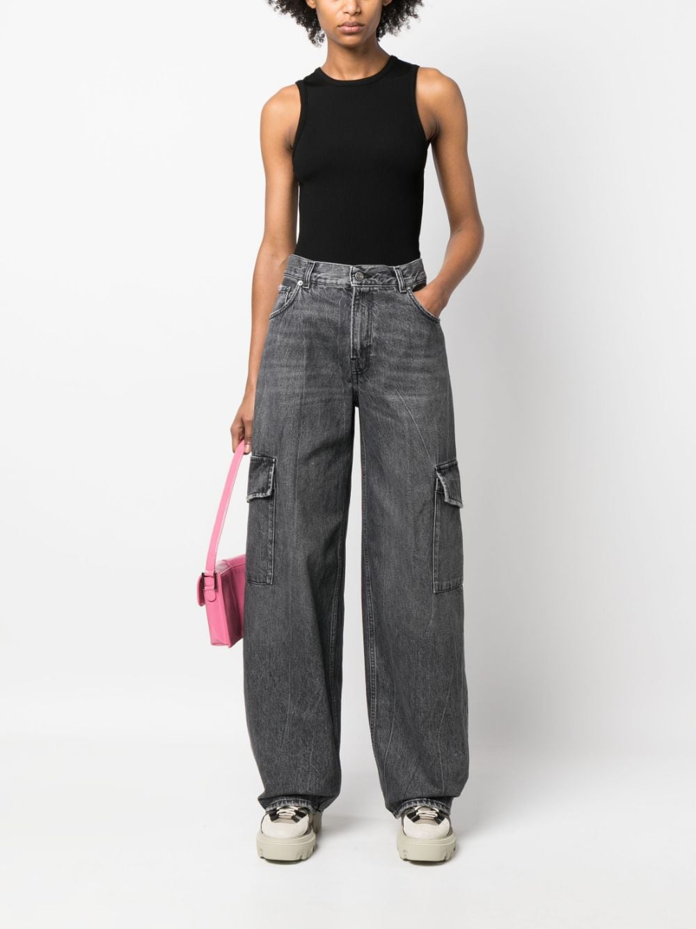 HAIKURE Bethany Marble Cargo Trousers