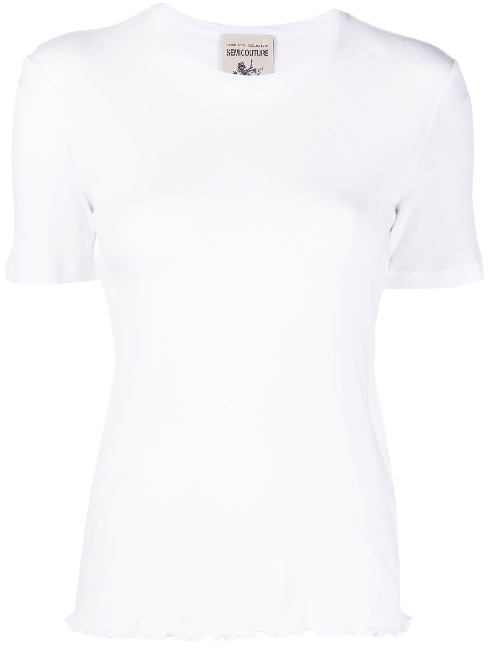 SEMICOUTURE Semicouture Lettuce-Hem T-Shirt